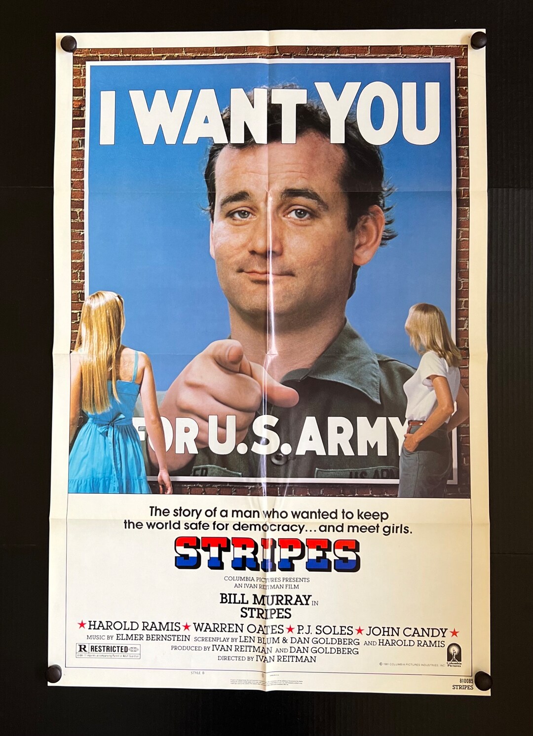 Stripes Original Movie Poster - Etsy