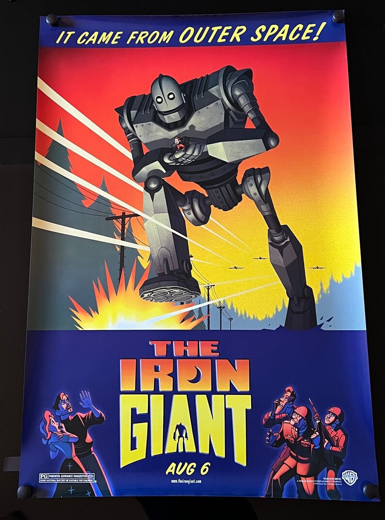 The Iron Giant Original Movie Poster - Etsy