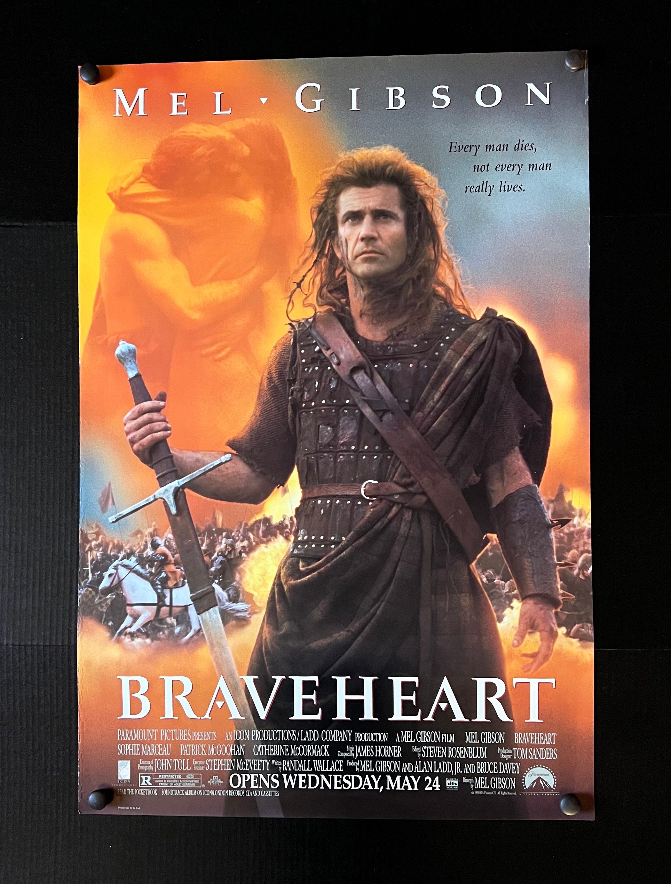 Braveheart Original Movie Poster - Etsy Australia