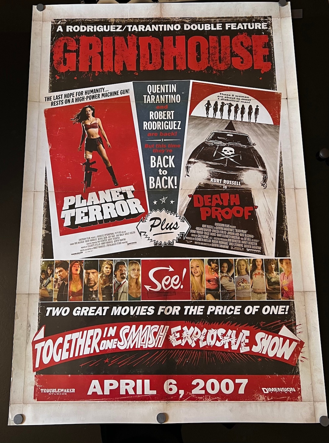 Grindhouse Original Movie Poster - Etsy
