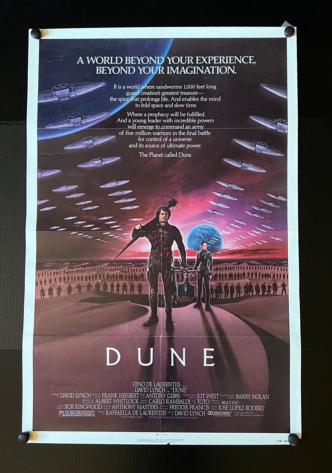 Dune Original Movie Poster - Etsy