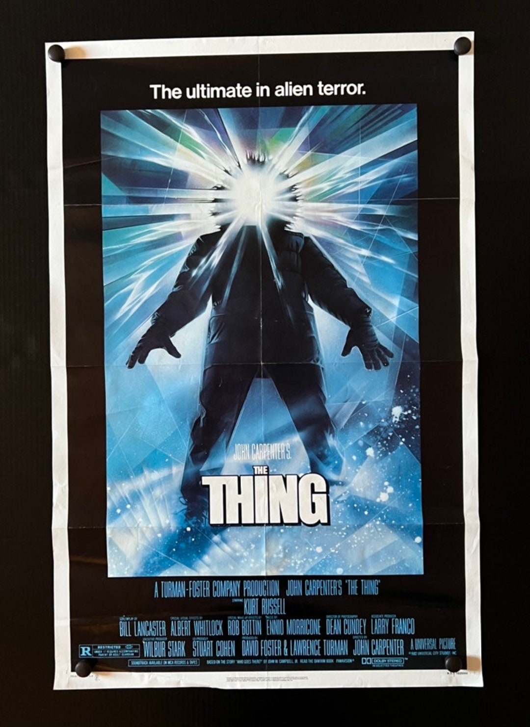 The Thing Original Movie Poster - Etsy