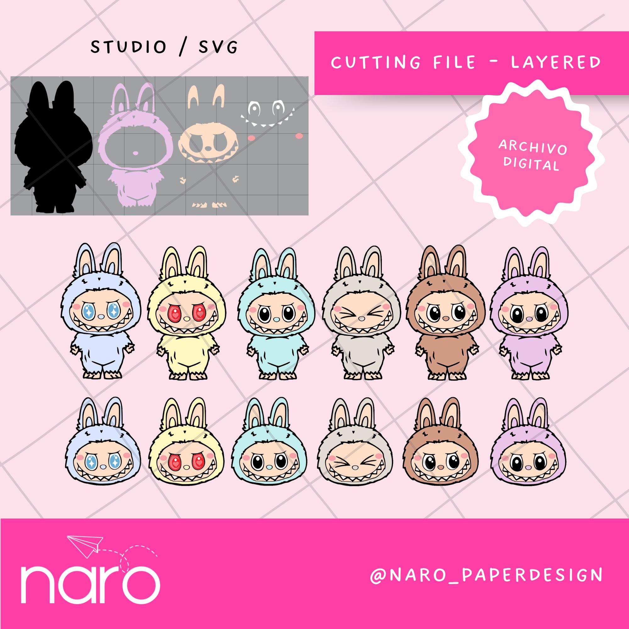 LABUBU Svg/studio, Vector Digital File for Cricut - Etsy