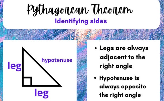 Identifying Parts Of A Triangle Pythagorean Theorem