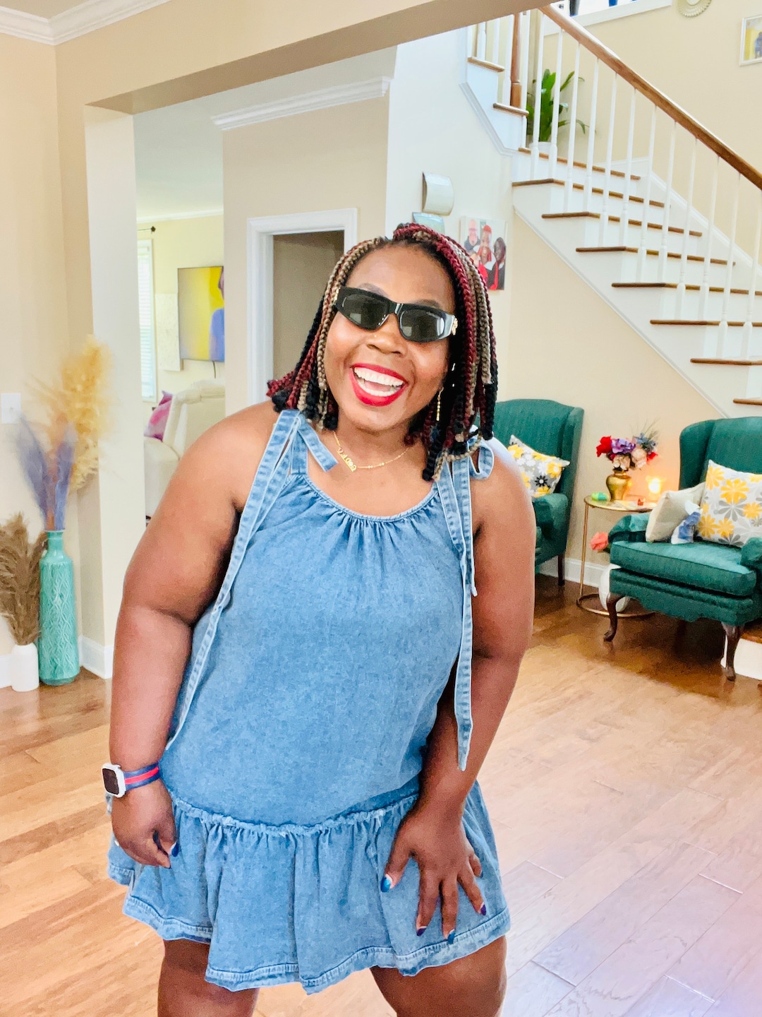 Fashion Elegant Summer Design Denim Glam Dress - Etsy