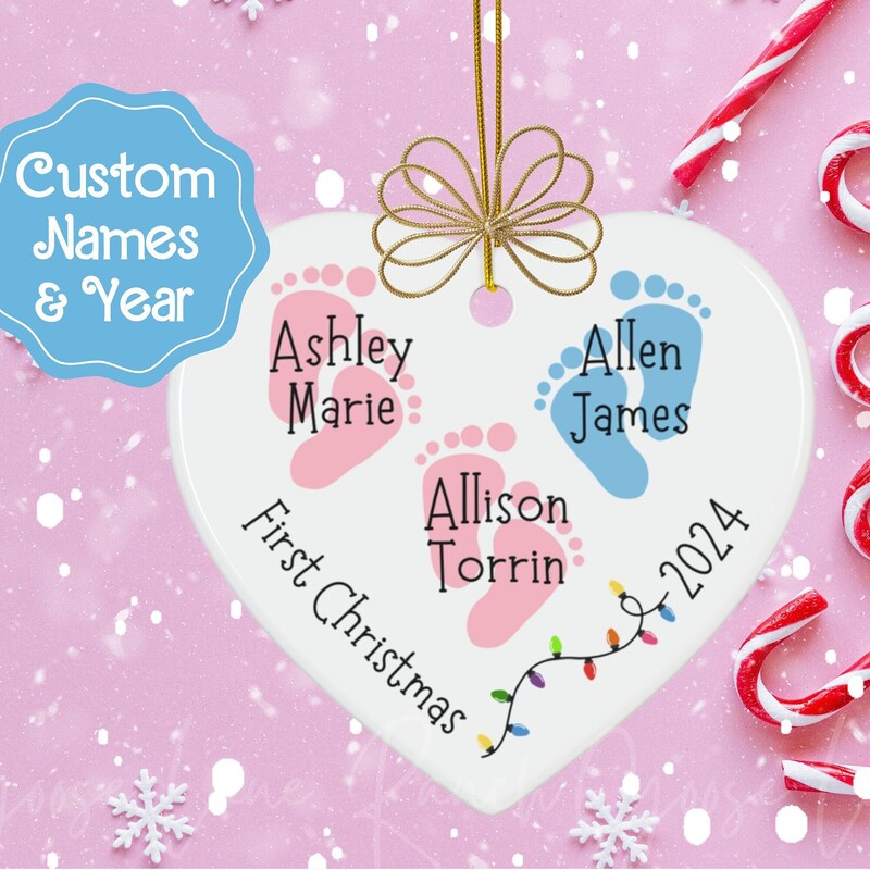 Triplets Christmas - Etsy