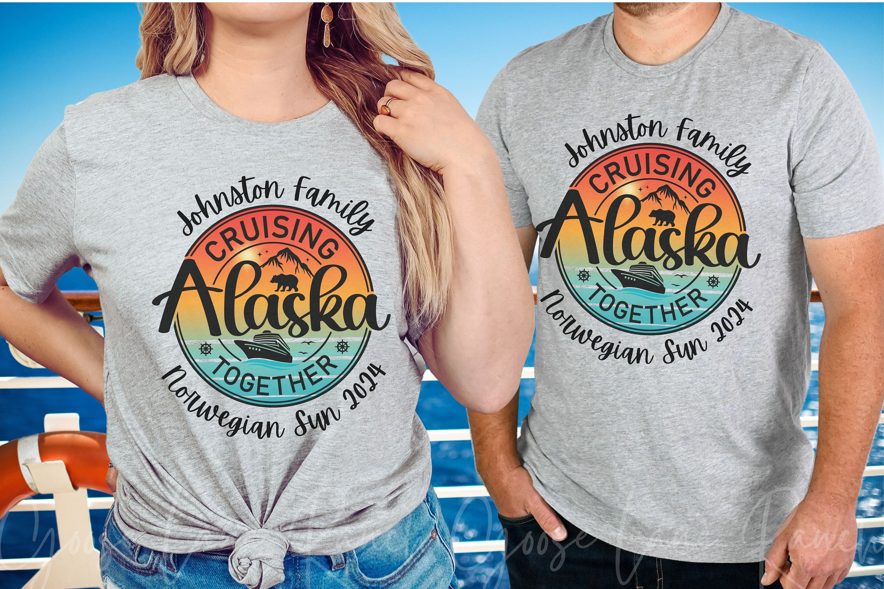 Custom Alaska Family Cruise Shirts, Personalized Cruise 2023 Sweatshirt ...