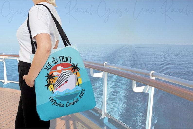 Custom Cruise Tote Bag Couples Vacation Overnight Bag Large - Etsy