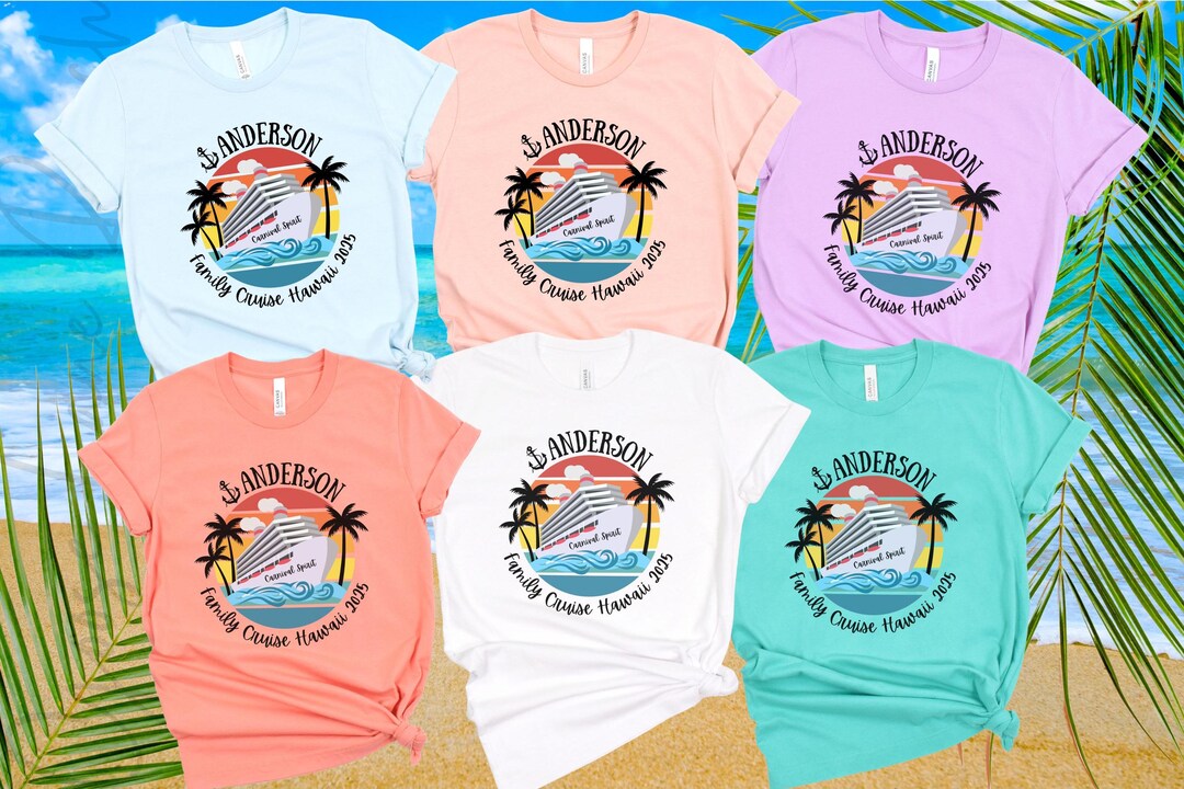 Custom Family Cruise Shirts, Cruise 2025 Tshirts, Matching Vacation T ...