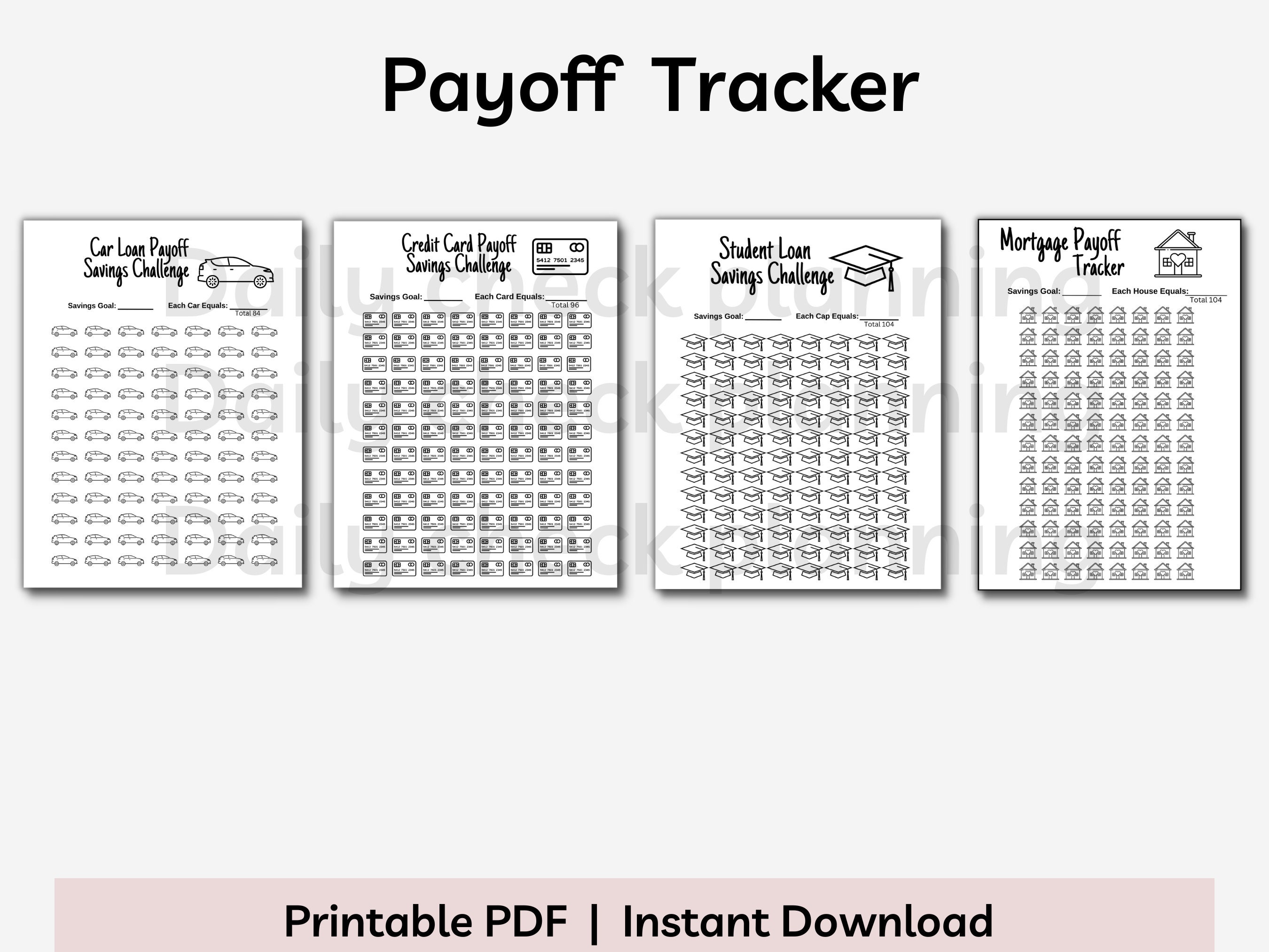 Savings Fund Challenge Bundle! Printable Savings Challenge, Budget ...