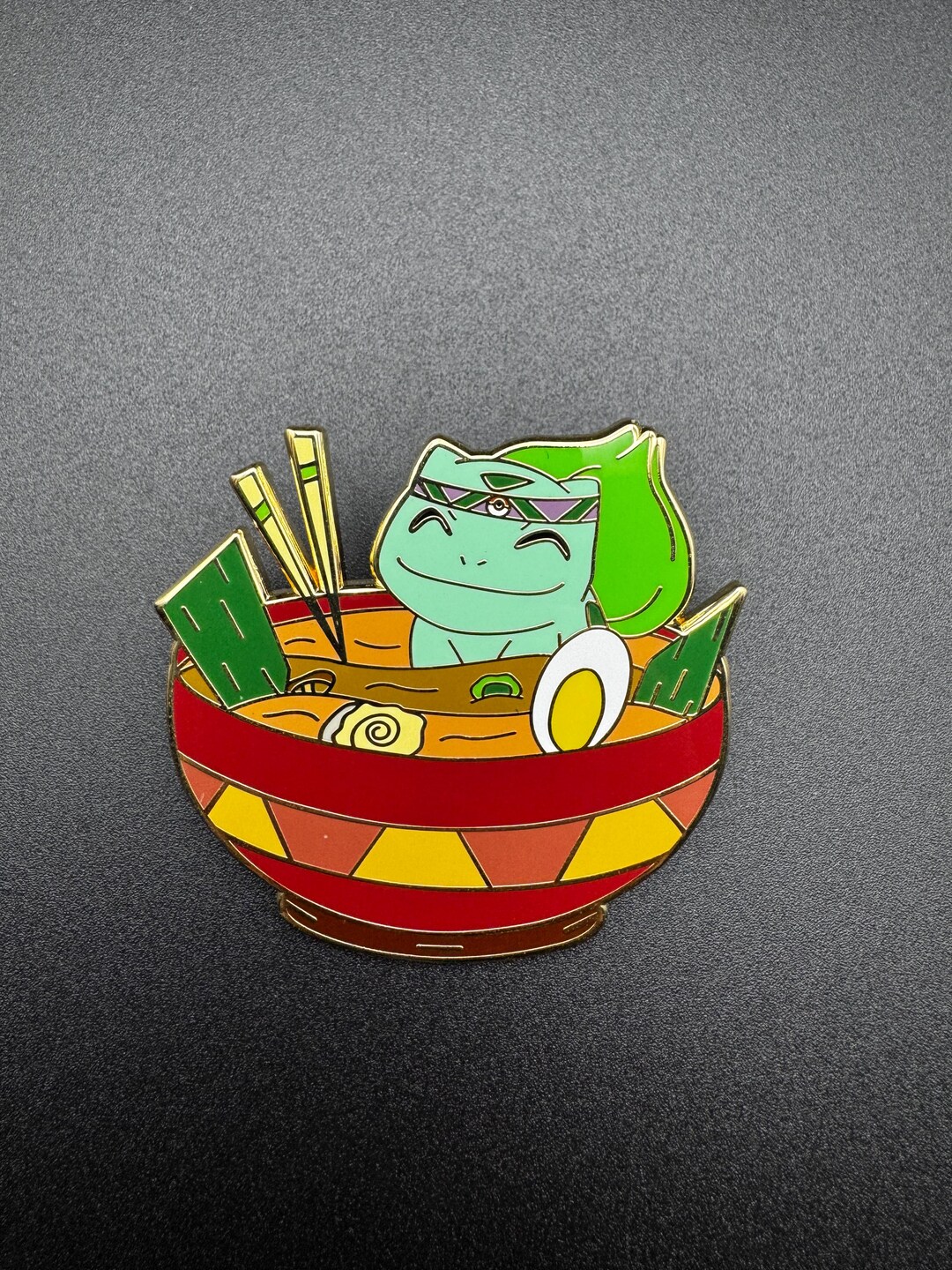 Bulbasaur Ramen Bowl Enamel Pin - 2.25 In - Etsy