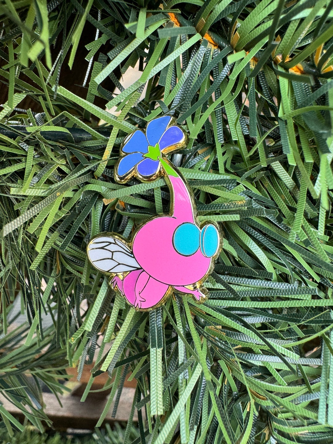 Pikmin Winged Pink Pikmin 1.25 Hard Enamel Pin - Etsy