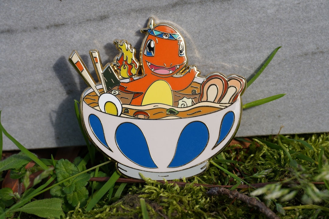 Charmander Pokemon Ramen Bowl 2.25 Hard Enamel Pin - Etsy