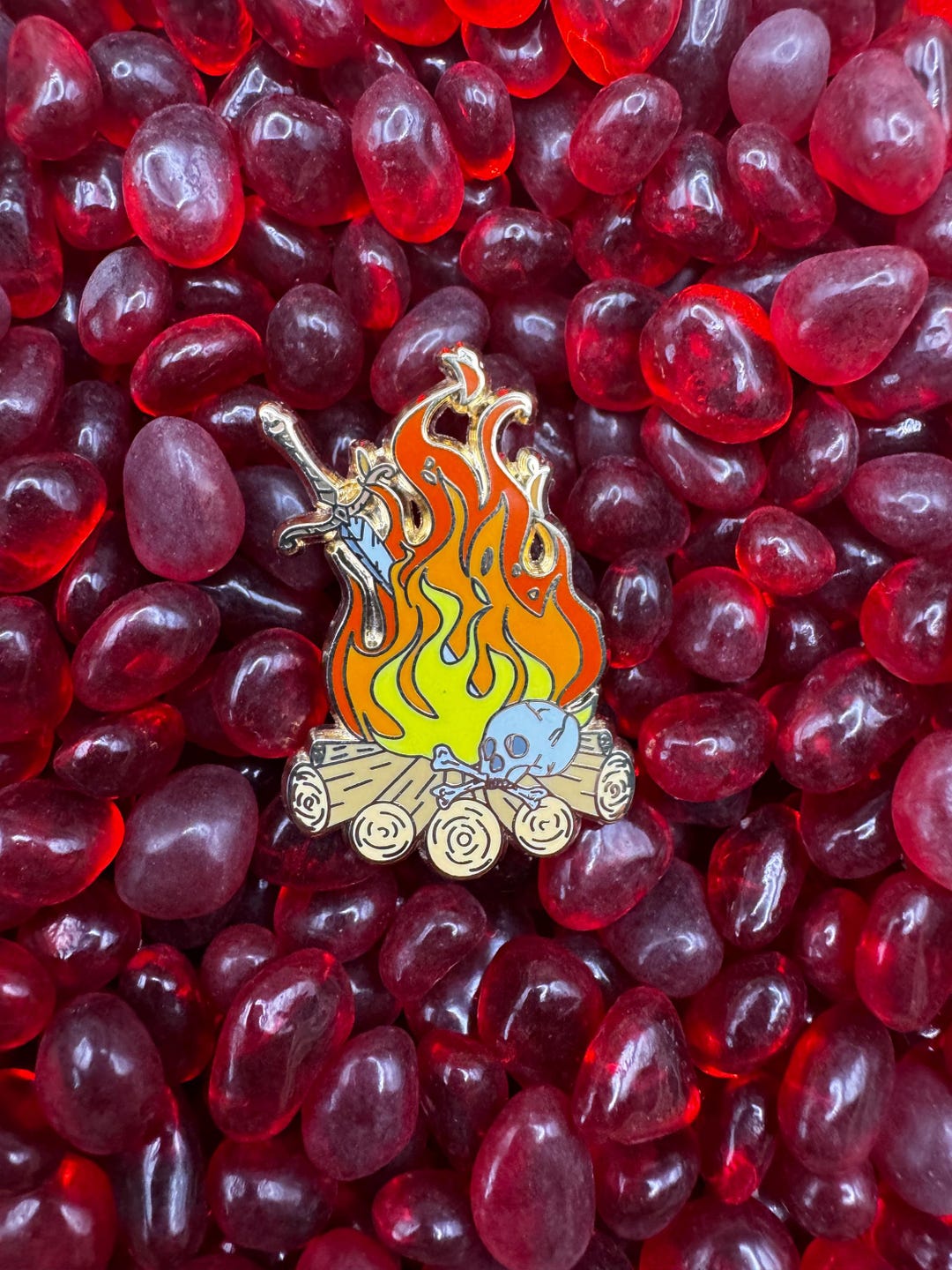 RPG Game Dark Souls Campfire • 1.5" Hard Enamel Pin - Etsy