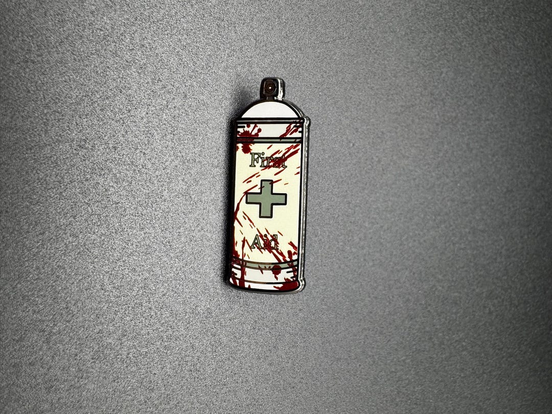 Resident Evil First Aid Spray • 1.5" Hard Enamel Pin - Etsy