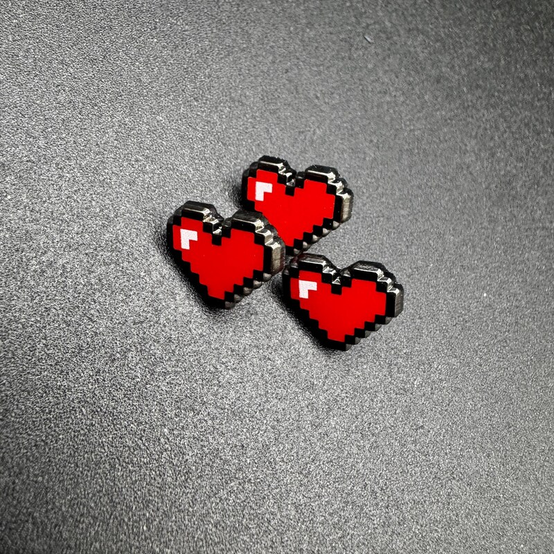 Tiny Heart Buttons - Etsy