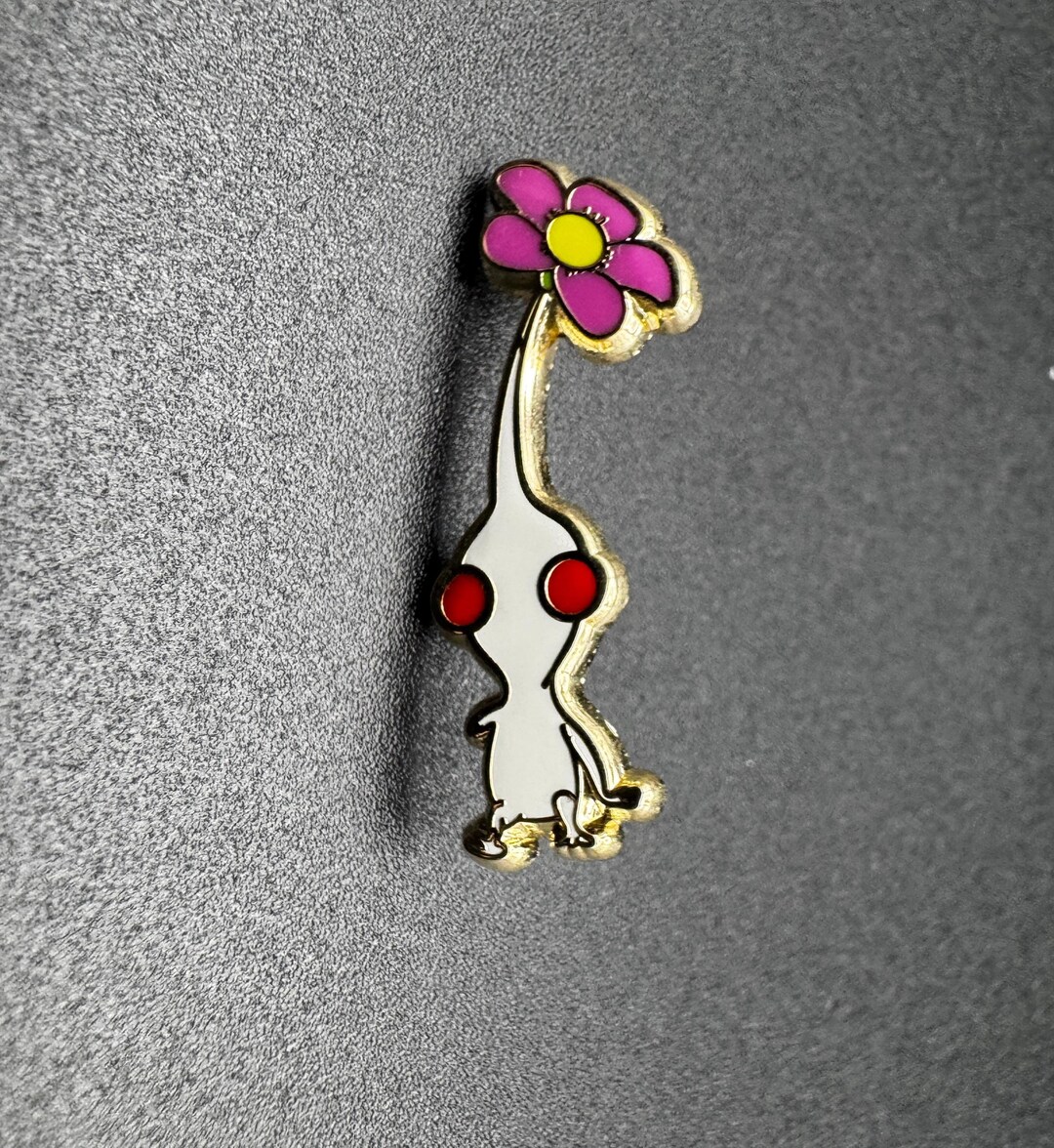 White Pikmin (poison) 1.25" Hard Enamel Pin - Etsy