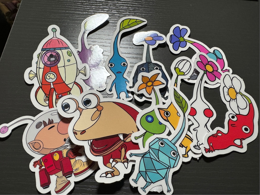 Pikmin Sticker Pack 8 to 12 Sticker Sets Available Vinyl Waterproof ...