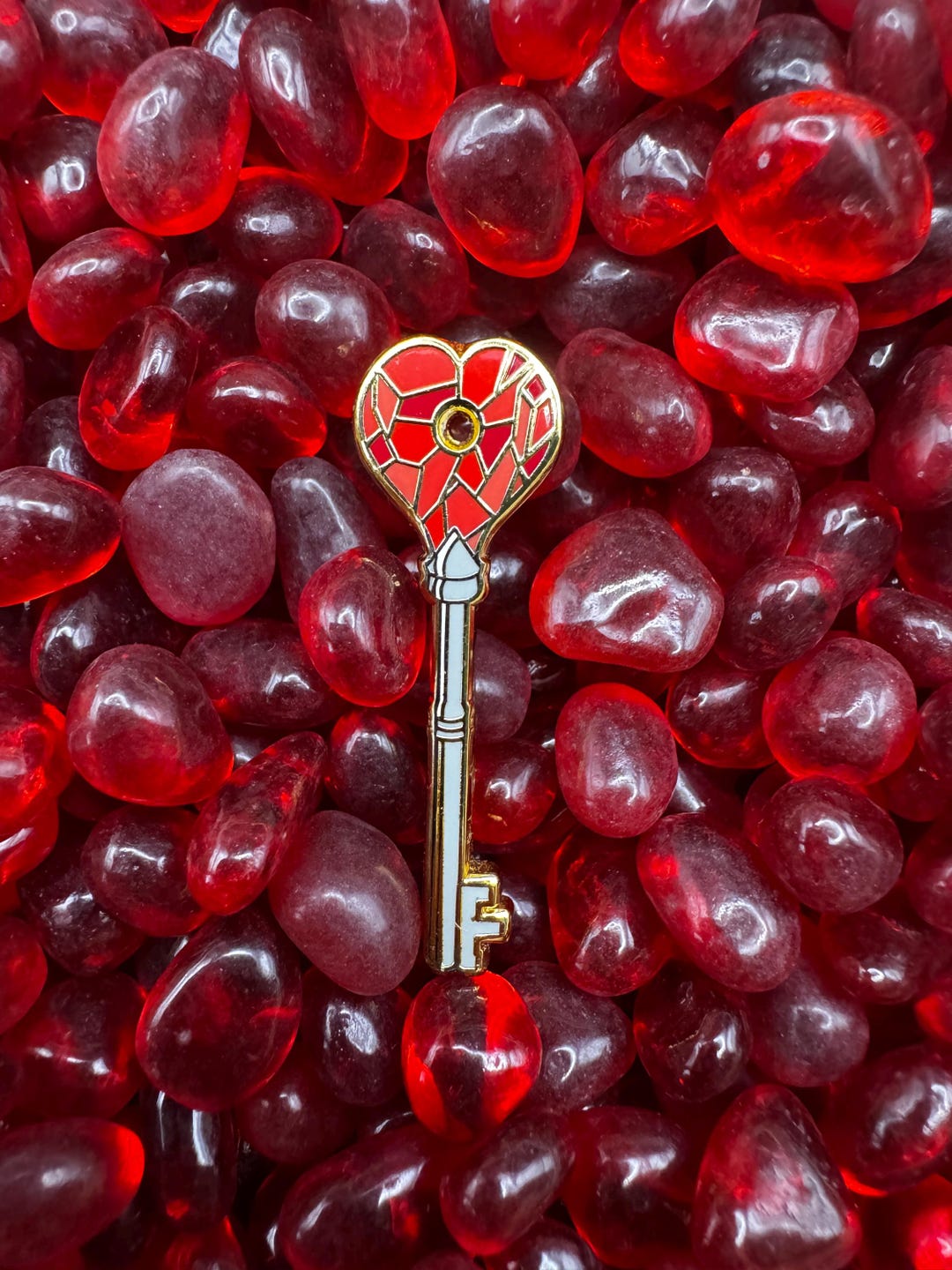 Resident Evil RPD Key (red/heart) • 1.5" Hard Enamel Pin - Etsy