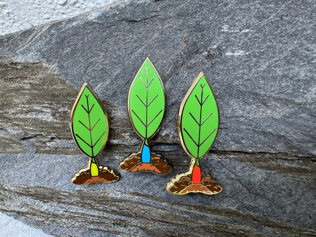 Sprouting Pikmin Enamel Pin Bundle/set 3 Pins 1.5 Inch Hard Enamel Pins ...