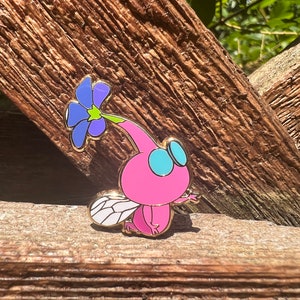 Pikmin Winged Pink Pikmin 1.25 Hard Enamel Pin - Etsy