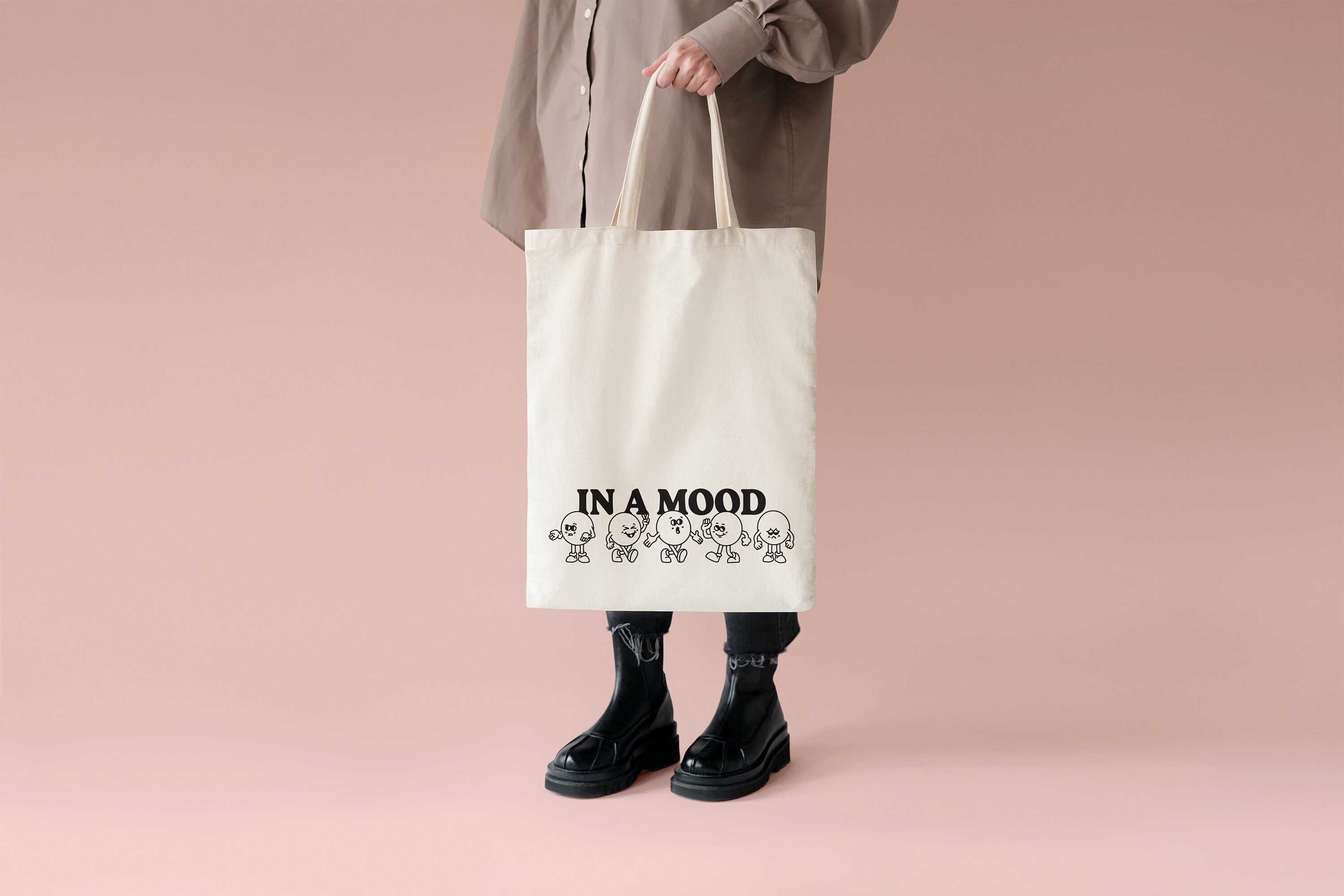 In A Mood PNG SVG Digital Sublimation File Retro Emotions - Etsy