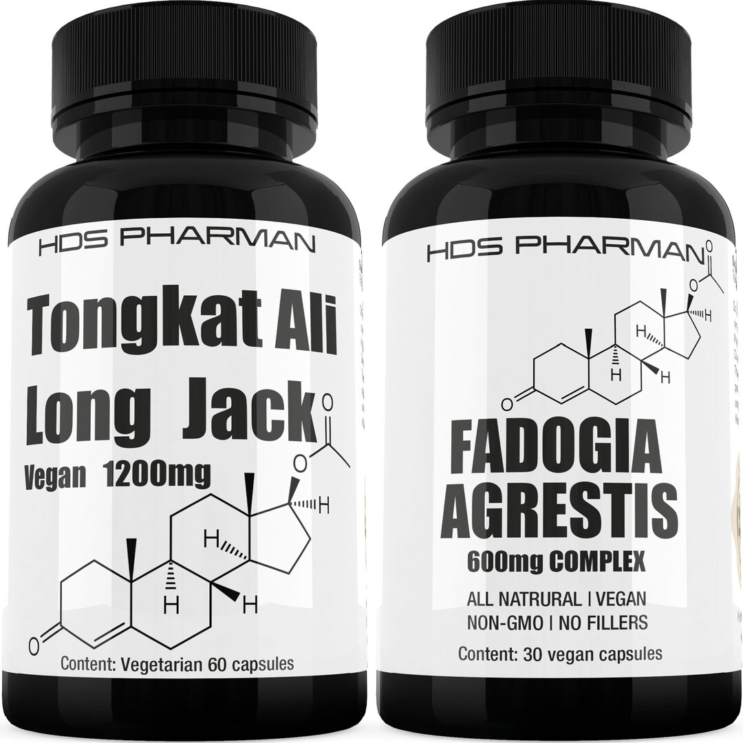 1 X Fadogia Agrestis 1 X Long Jack Tongkat Ali Complex Handmade Non ...