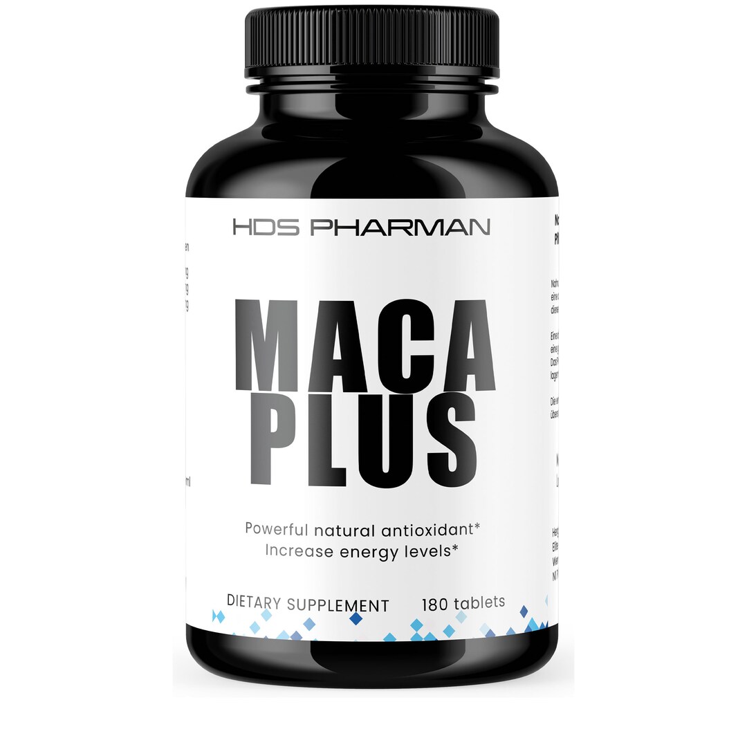 Maca, Gold, Black, Red - 180 Tablets - Handmade - Etsy