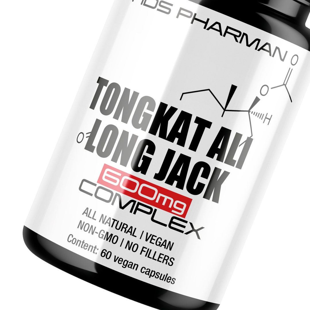 Tongkat Ali Capsules 200:1 Extract 2% Eurycomanone Tongkat Ali 600mg ...