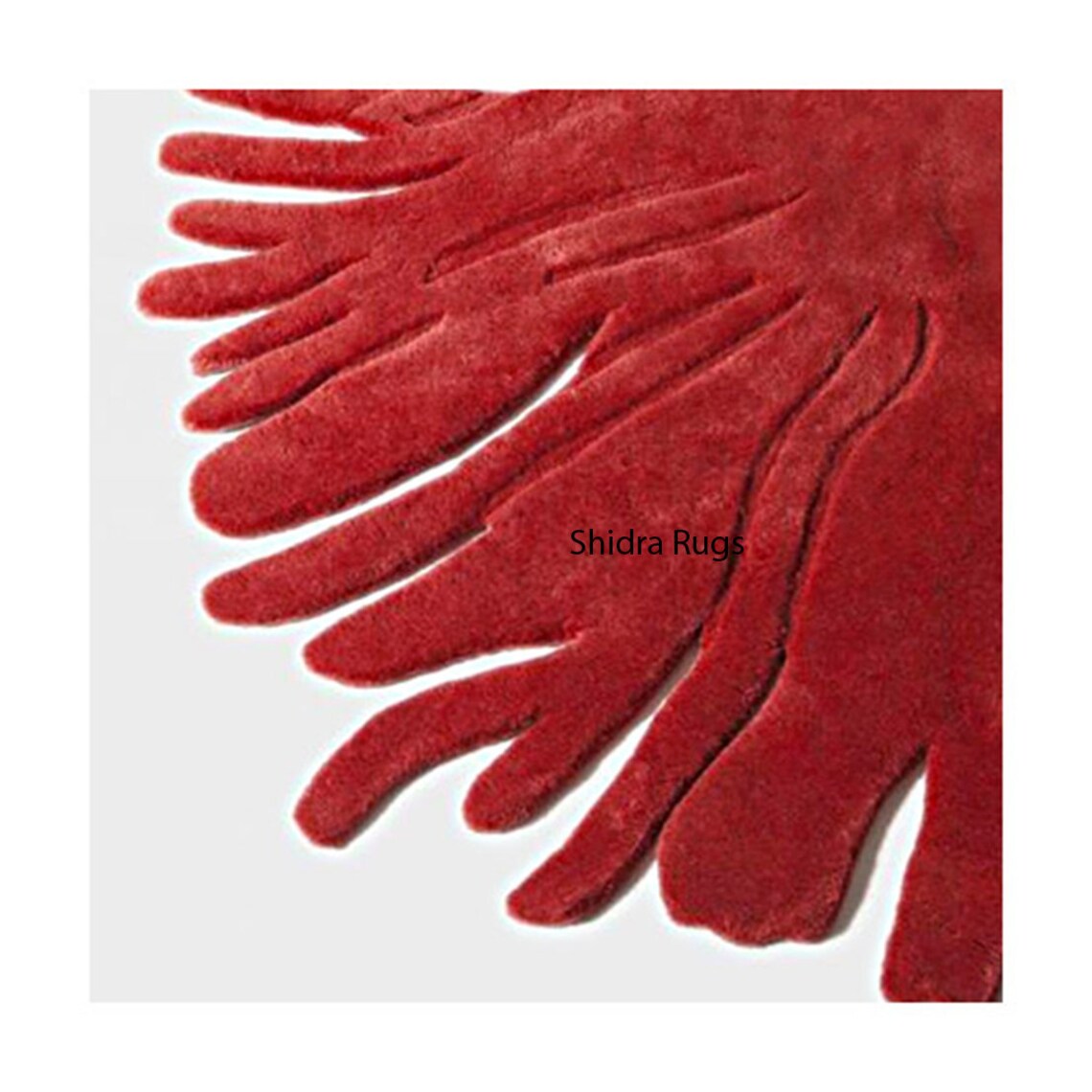 Hand Tufted Modern Circle Rug Irregular Design Rug 100% Wool Tufted ...