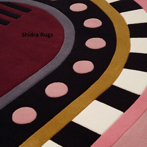 Bohemian Hand Tufted Oval Rug 100% Woolen Area Rugs Luxury Premium ...