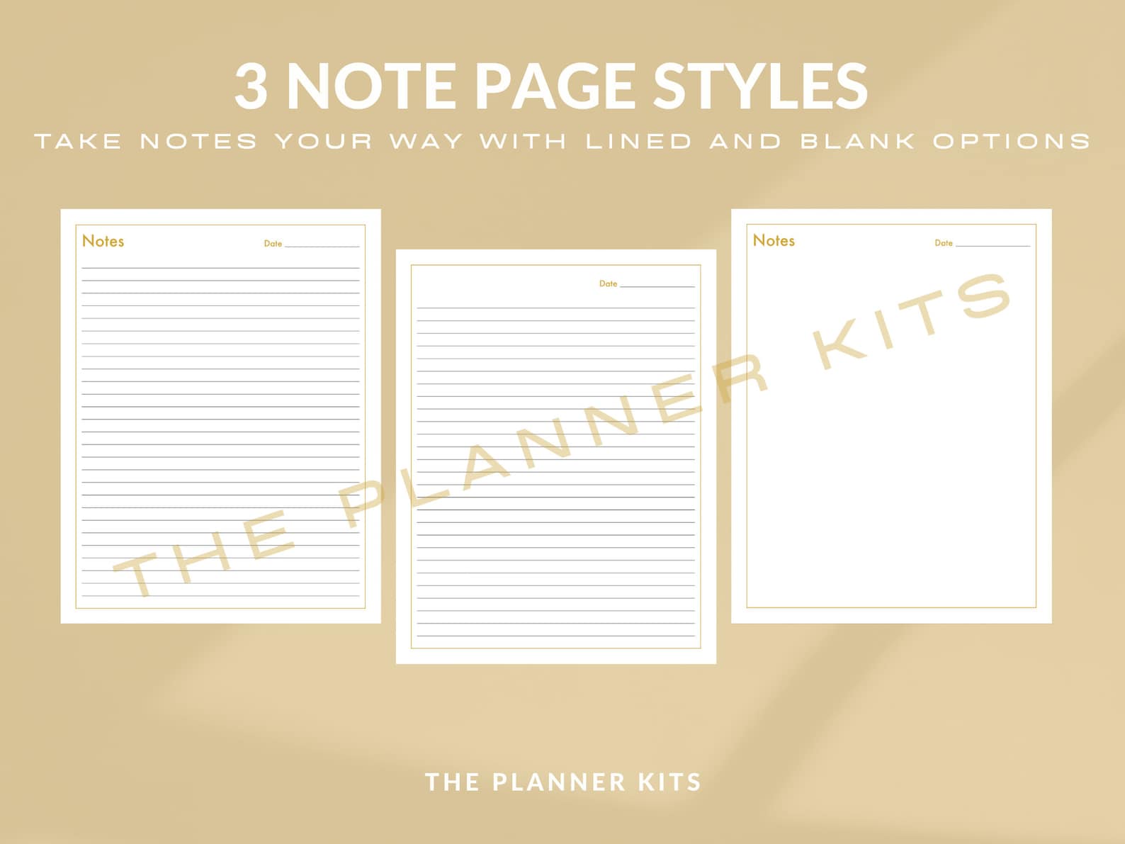 2023 Ultimate Happy Gold Planner Printable, 2023 Calendar, Monthly ...