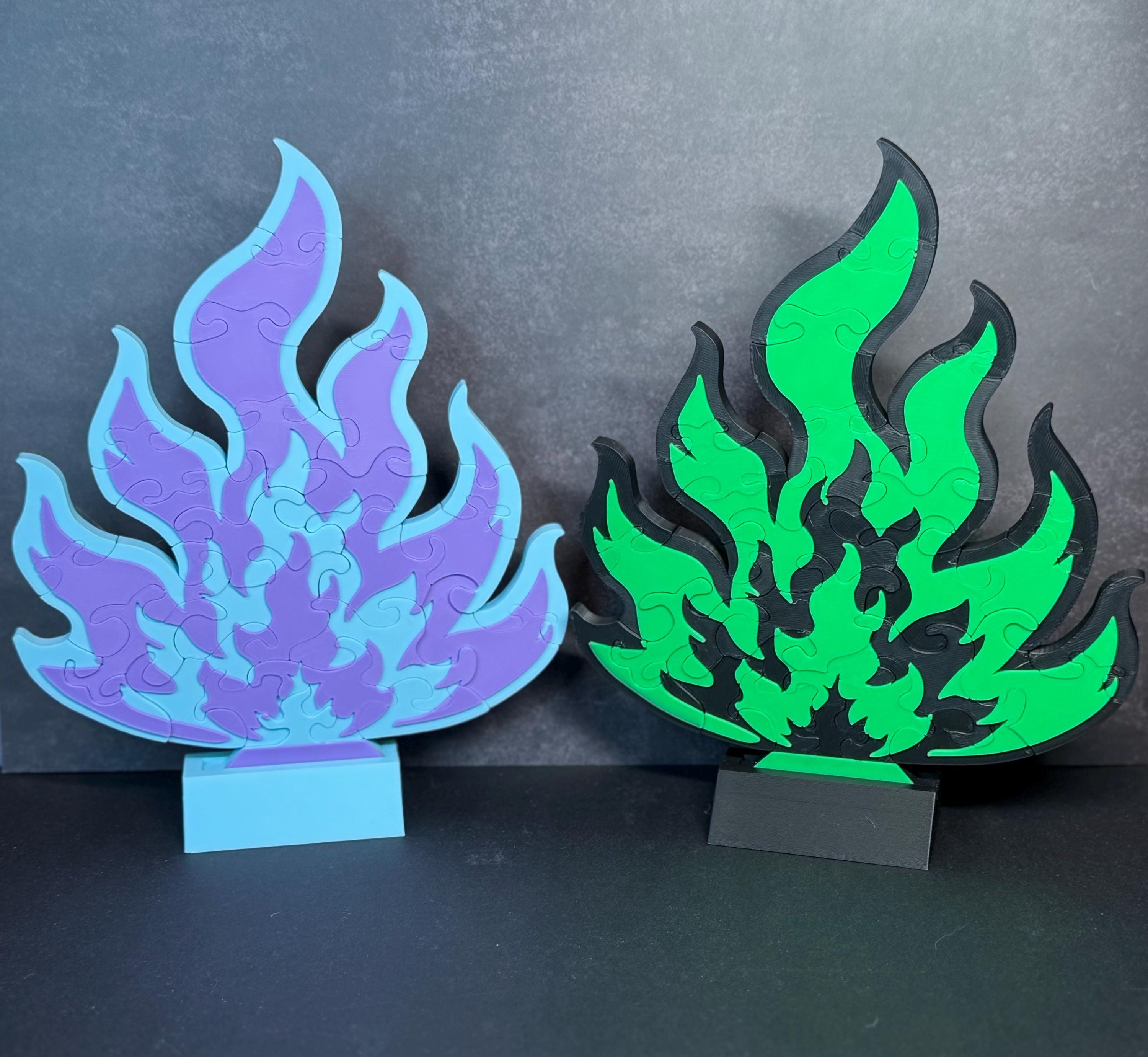 Large Survivor Fire Puzzle V2- Personalized Colors - 28-pieces - Unique ...