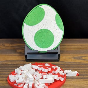Yoshi Egg Puzzle | 41-piece Super Mario Bros Challenge | Gamer Gift ...
