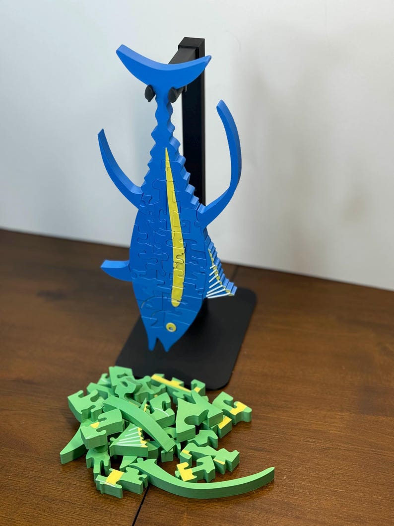 Survivor Hanging Fish Puzzle: Customizable Two-color 24-piece Puzzle - Etsy