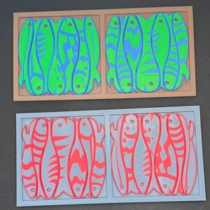 Survivor Can of Sardines Fish Tile Puzzle - Custom Color Options! - Etsy