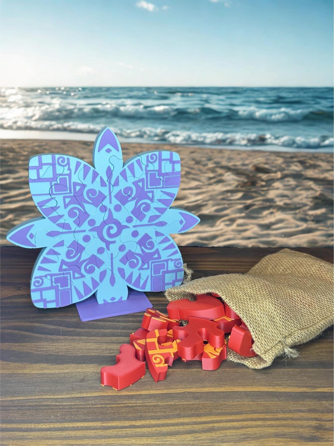 Survivor Australia Inspired Standing Flower Puzzle: Balancing Challenge ...