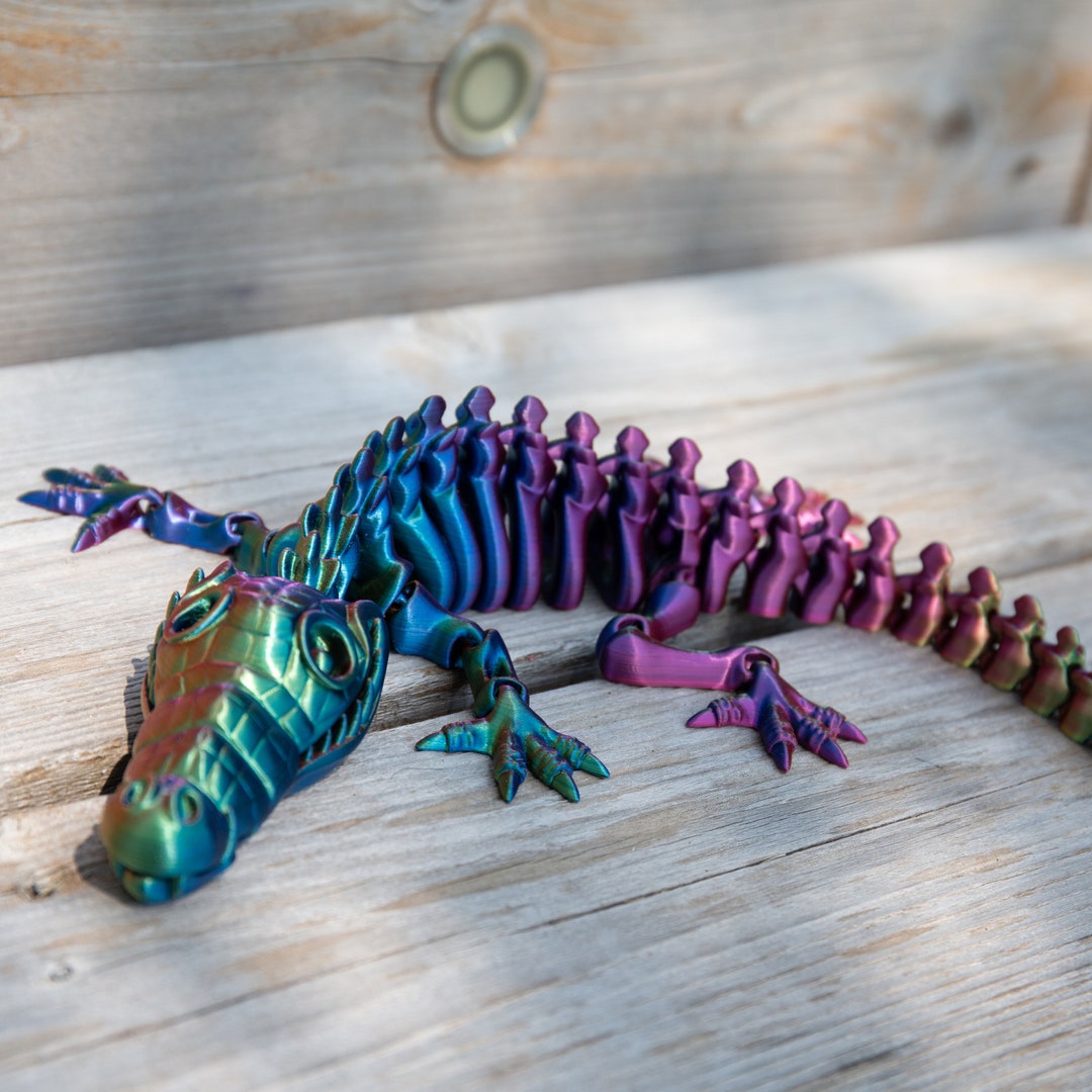Articulated Crocodile Fidget Toy - Etsy