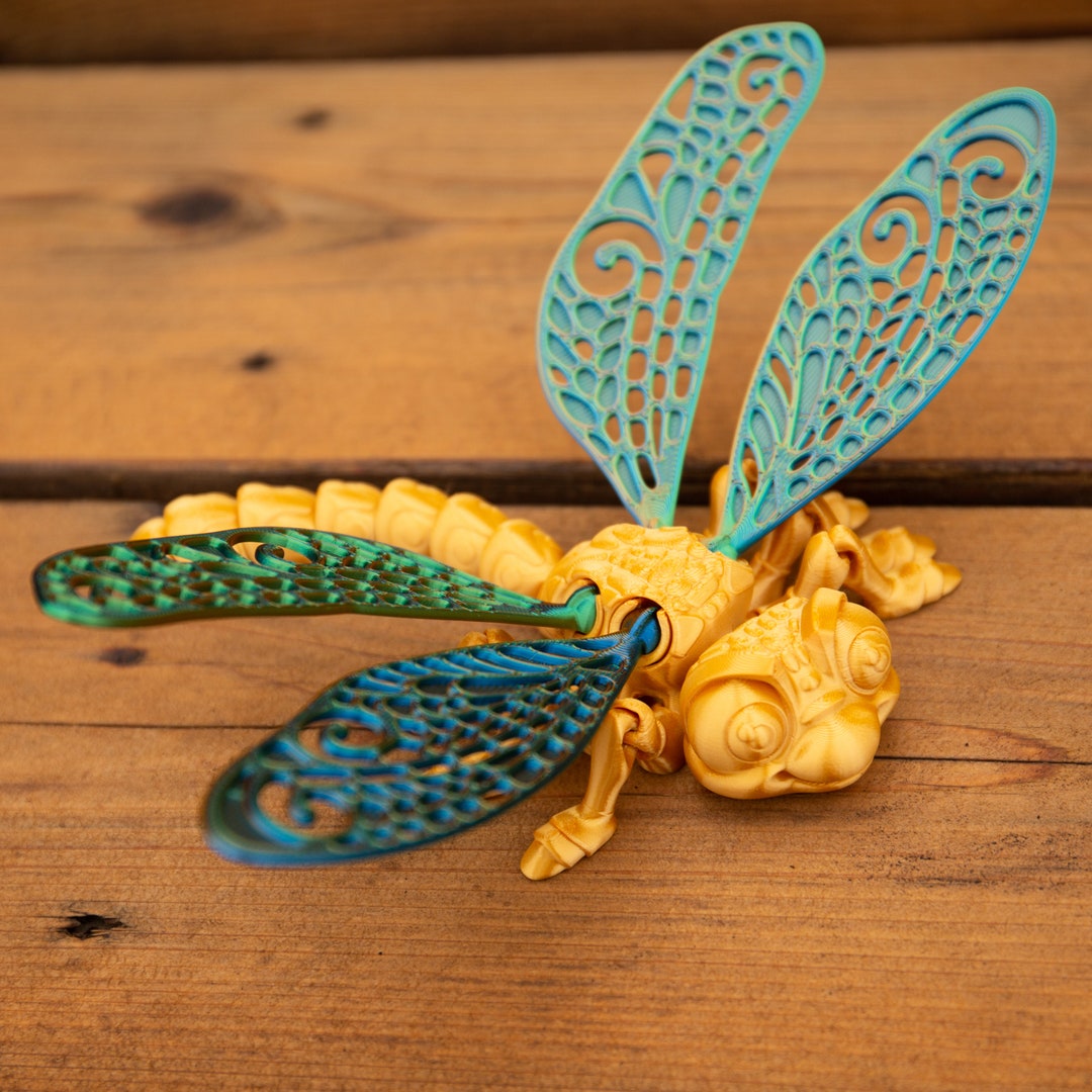 Articulated Dragonfly Fidget Toy - Etsy