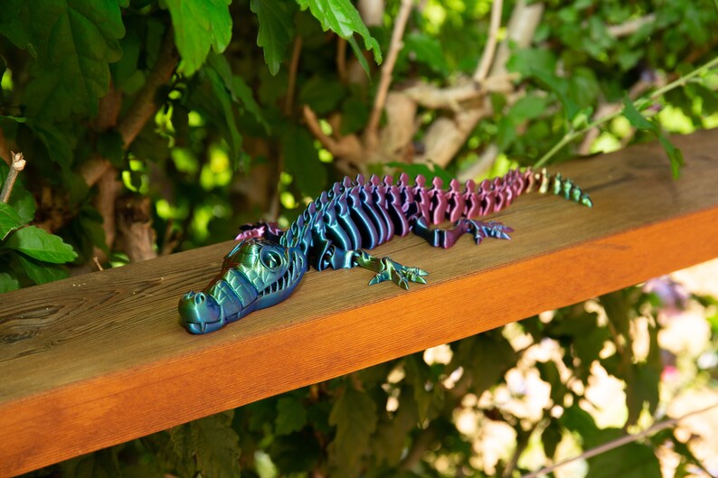 Articulated Crocodile Fidget Toy - Etsy