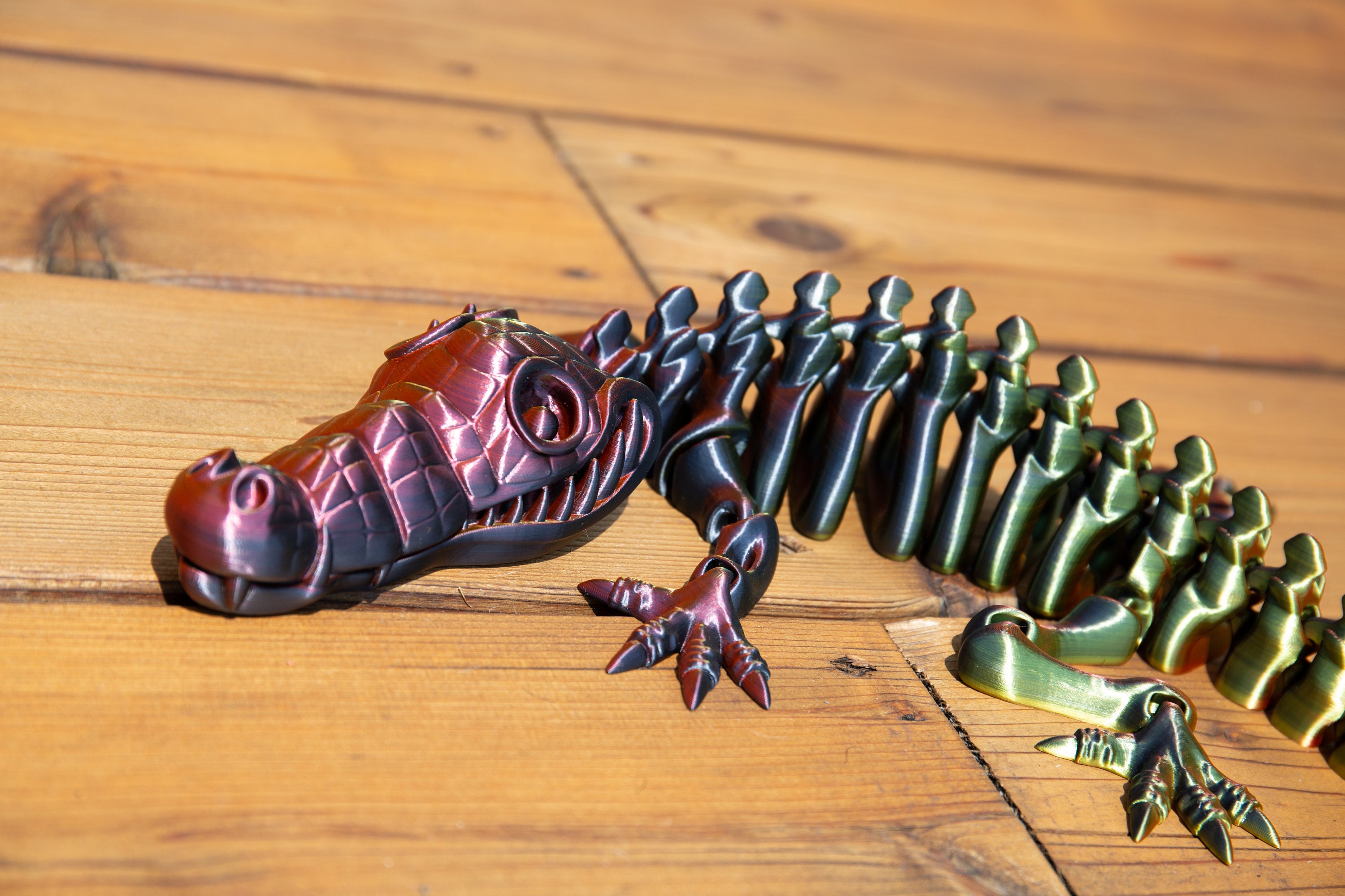 Articulated Crocodile Fidget Toy - Etsy