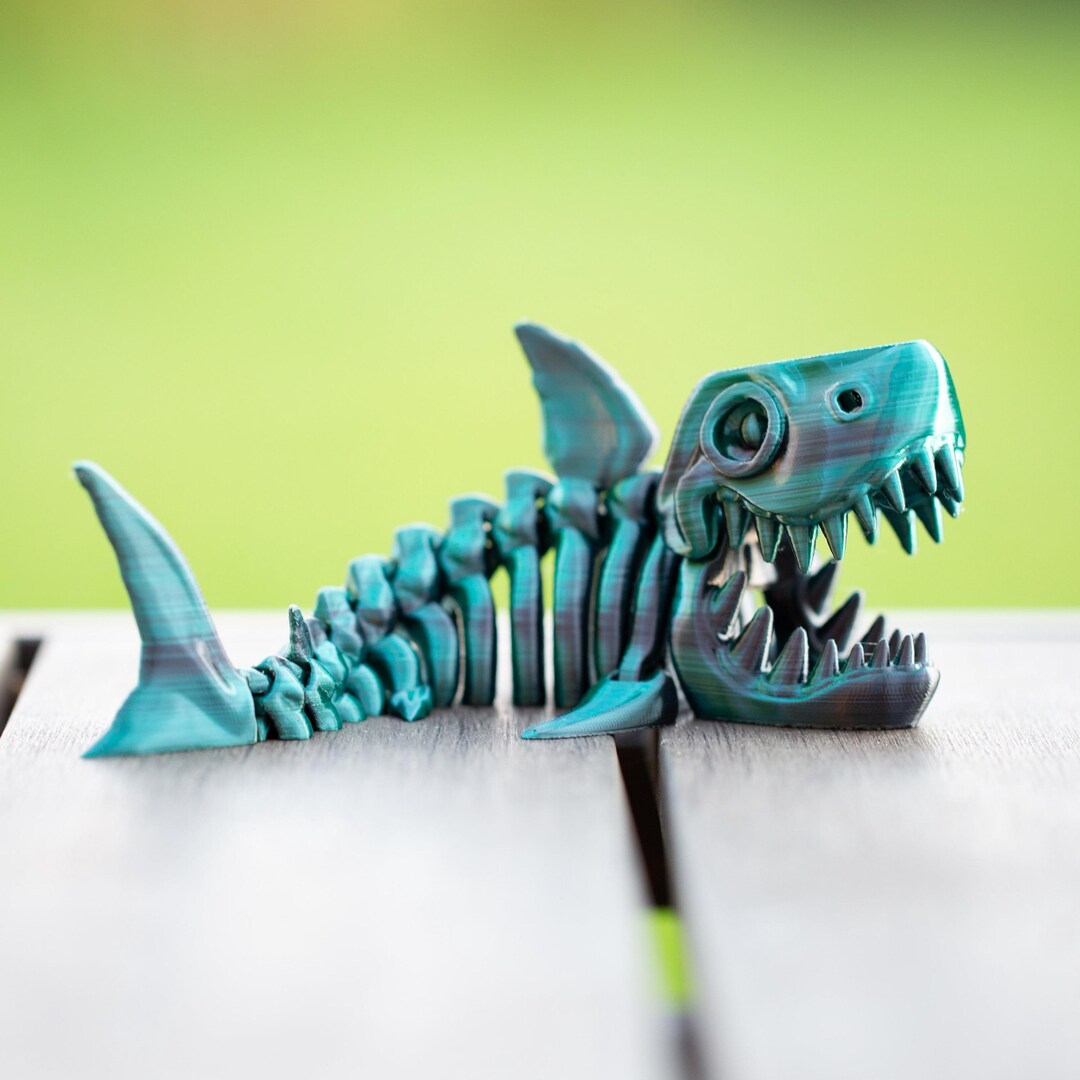Articulated Skeleton Shark - Etsy