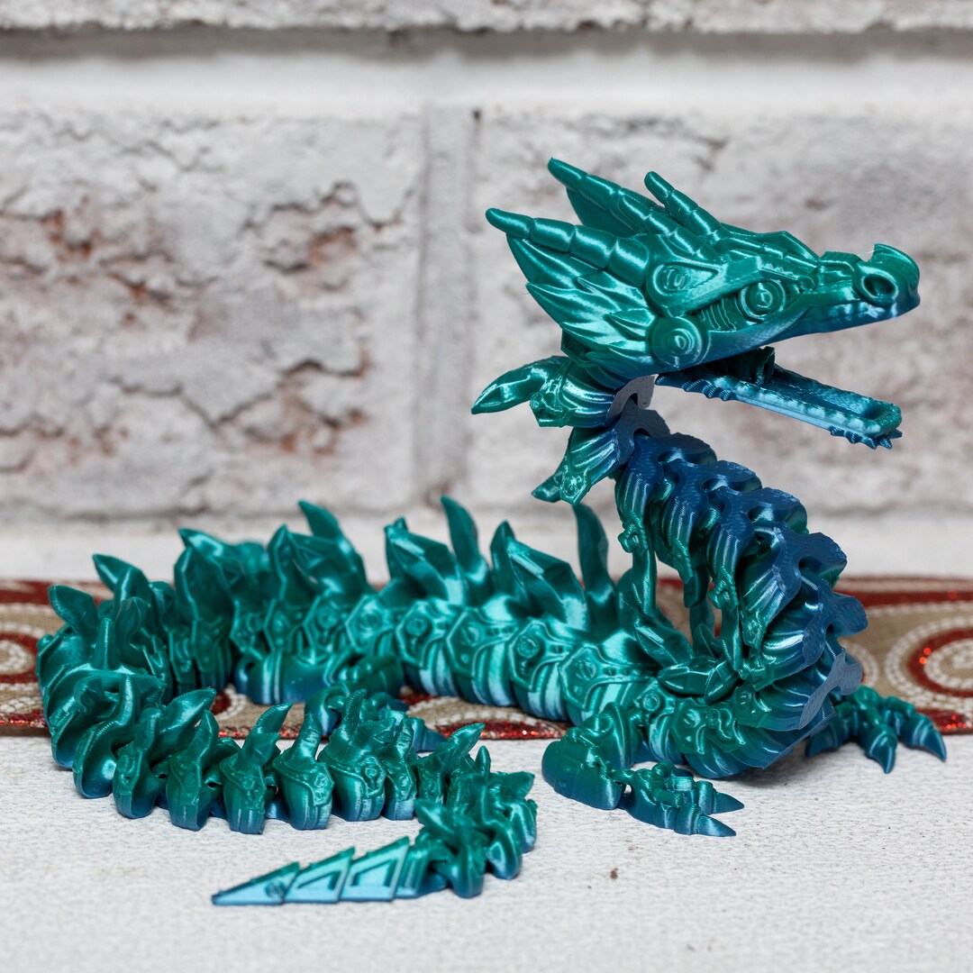 Articulated Mechanical Dragon Fidget Toy - Etsy