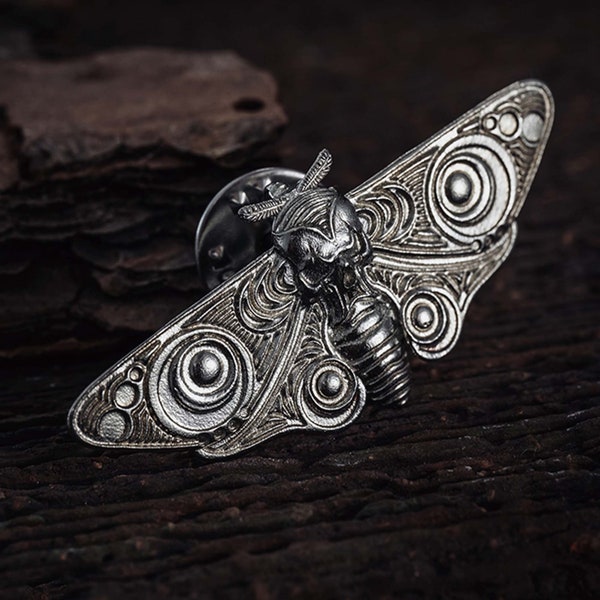 Moth Brooch - Etsy