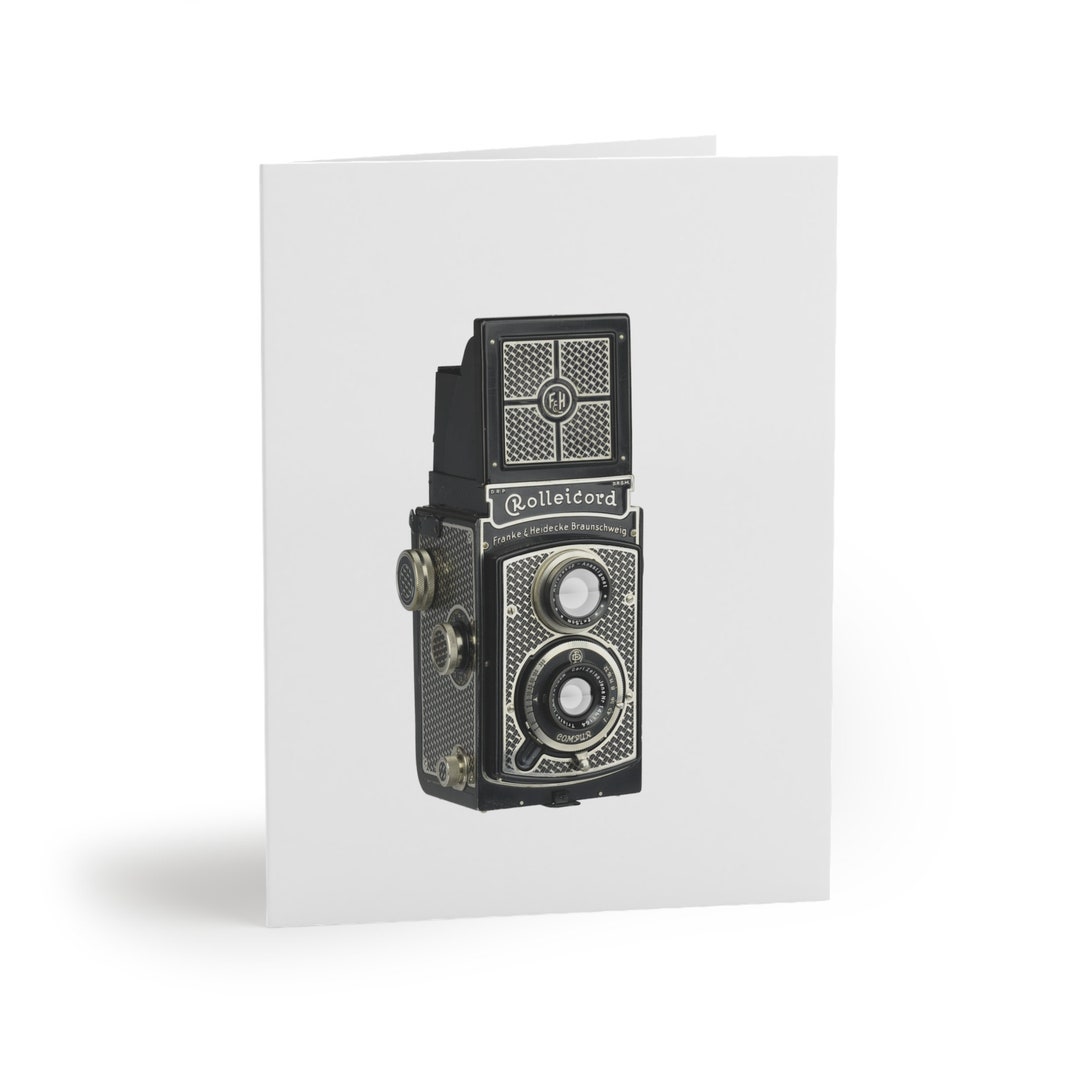 Set of Vintage Rolleicord TLR Camera Greeting Cards for Photographers ...