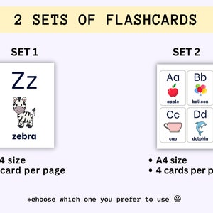 Alphabet Flashcards, ABC Flashcards, Alphabet Printable, Montessori ...