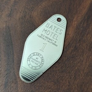 Mini Famous Hotel/motel Room Vintage Retro Keychain, Stainless Steel - Etsy