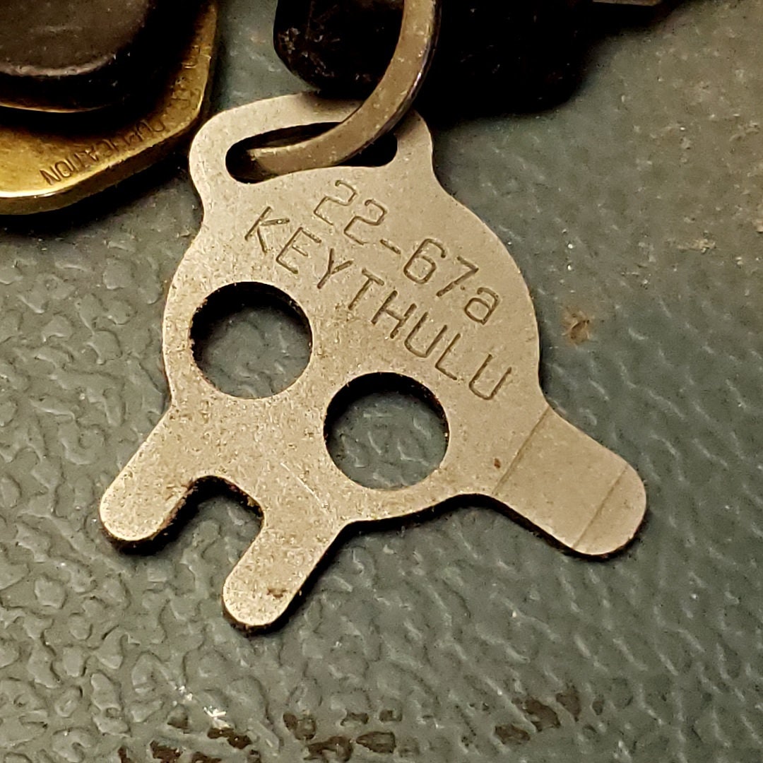 Keythulu Keychain Multitool Key for Electrical Enclosures and - Etsy