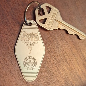 Mini Famous Hotel/motel Room Vintage Retro Keychain, Stainless Steel - Etsy