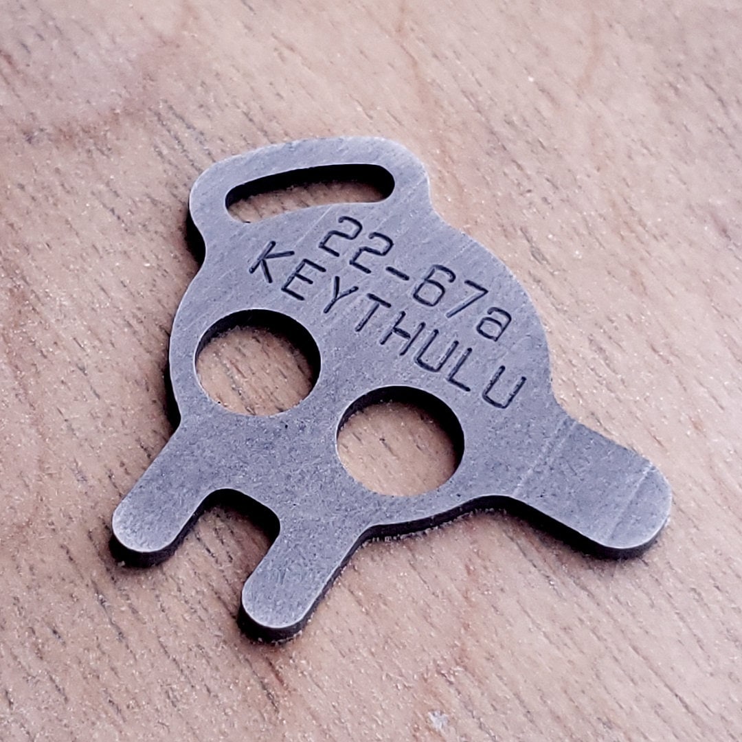 Keythulu Keychain Multitool Key for Electrical Enclosures and - Etsy